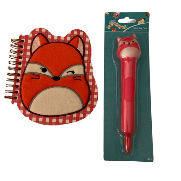Kellytoy | Toys | Squishmallow Fifi The Red Fox Set Of Squishmallow Pen ...